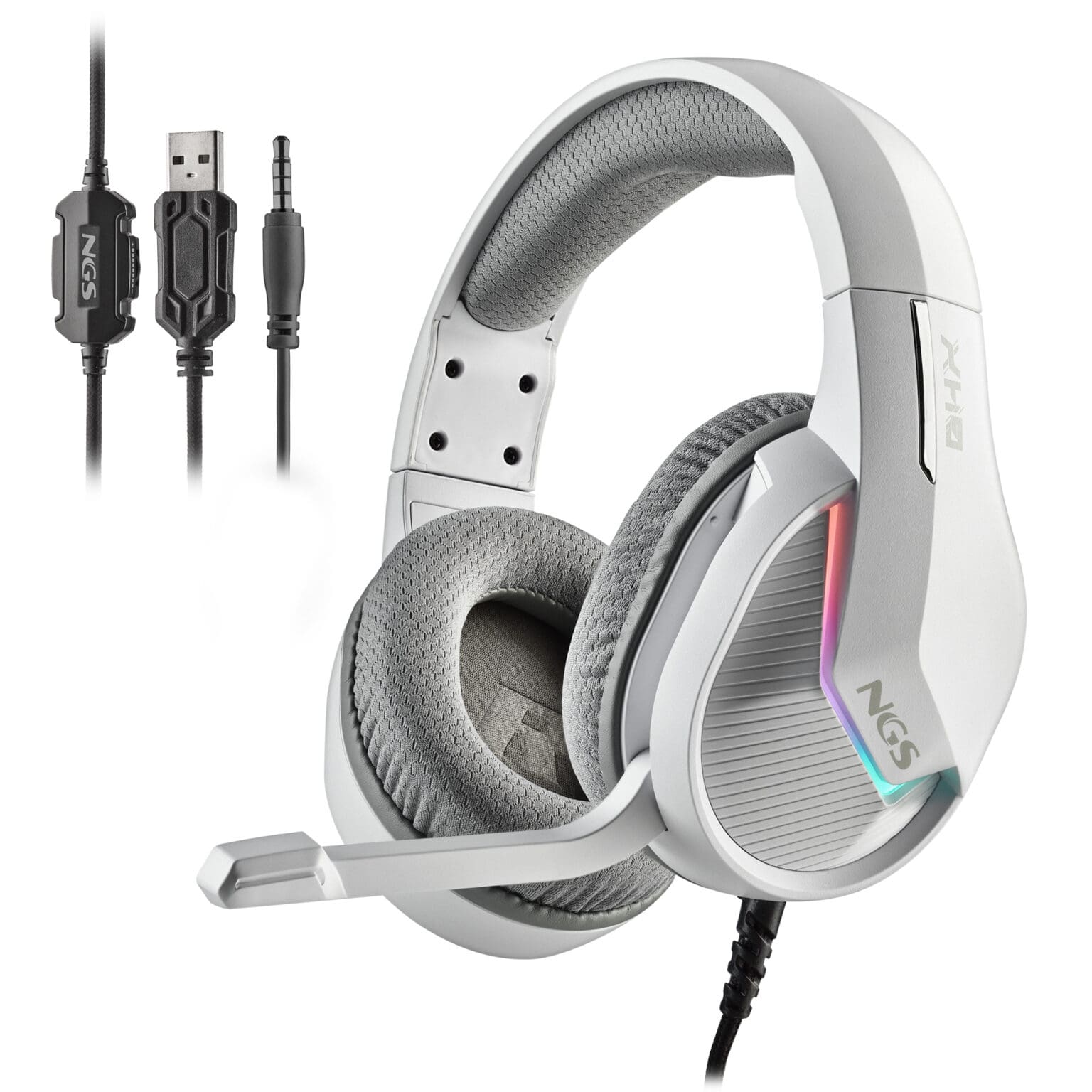 NGS GHX-515 Over Ear Gaming Headset με RGB LED Lights & Volume Control ...