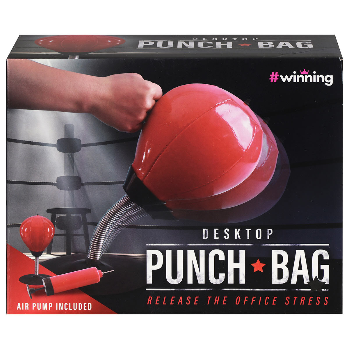 Winning Desktop Punching Bag - Επιτραπέζιος Σάκος Μποξ σε Κόκκινο Χρώμα ...